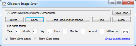 GitHub - Walkman100/ClipboardSaver: Simple VB.Net program that saves any images that are set ...